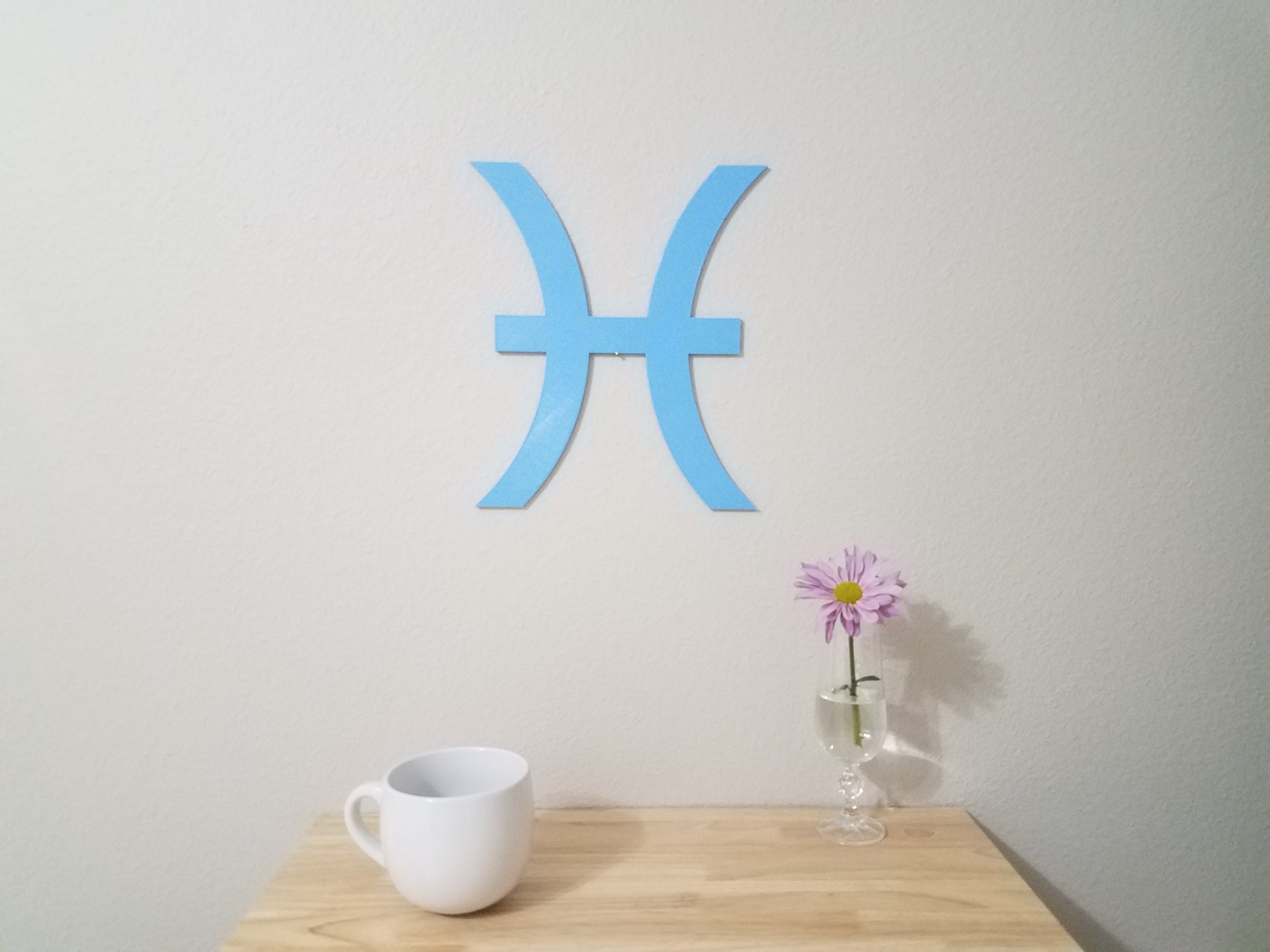 Pisces Wall Art Zodiac Sign Horoscope Art Zodiac Decor - Etsy