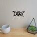 Triple Goddess Triple Goddess Wall Art Triple Moon Pentagram Wall Art ...