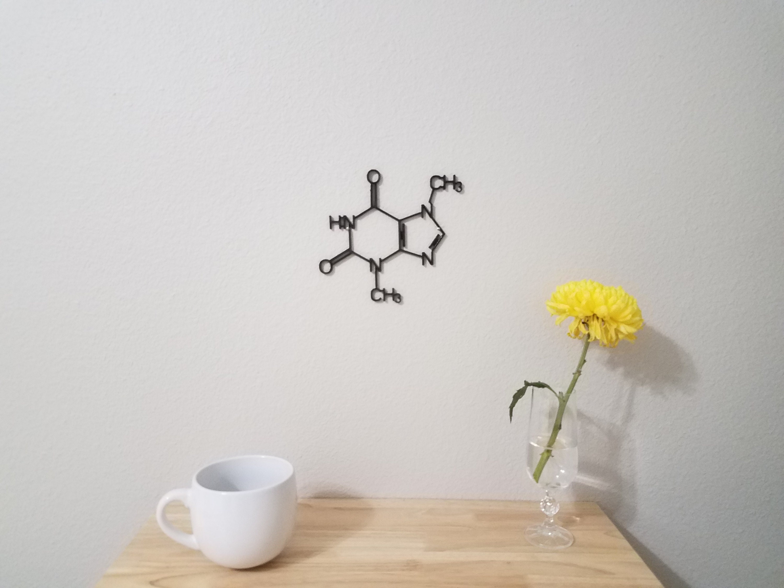Chocolate Molecule Wall Decor Chocolate Molecule Wall Art | Etsy