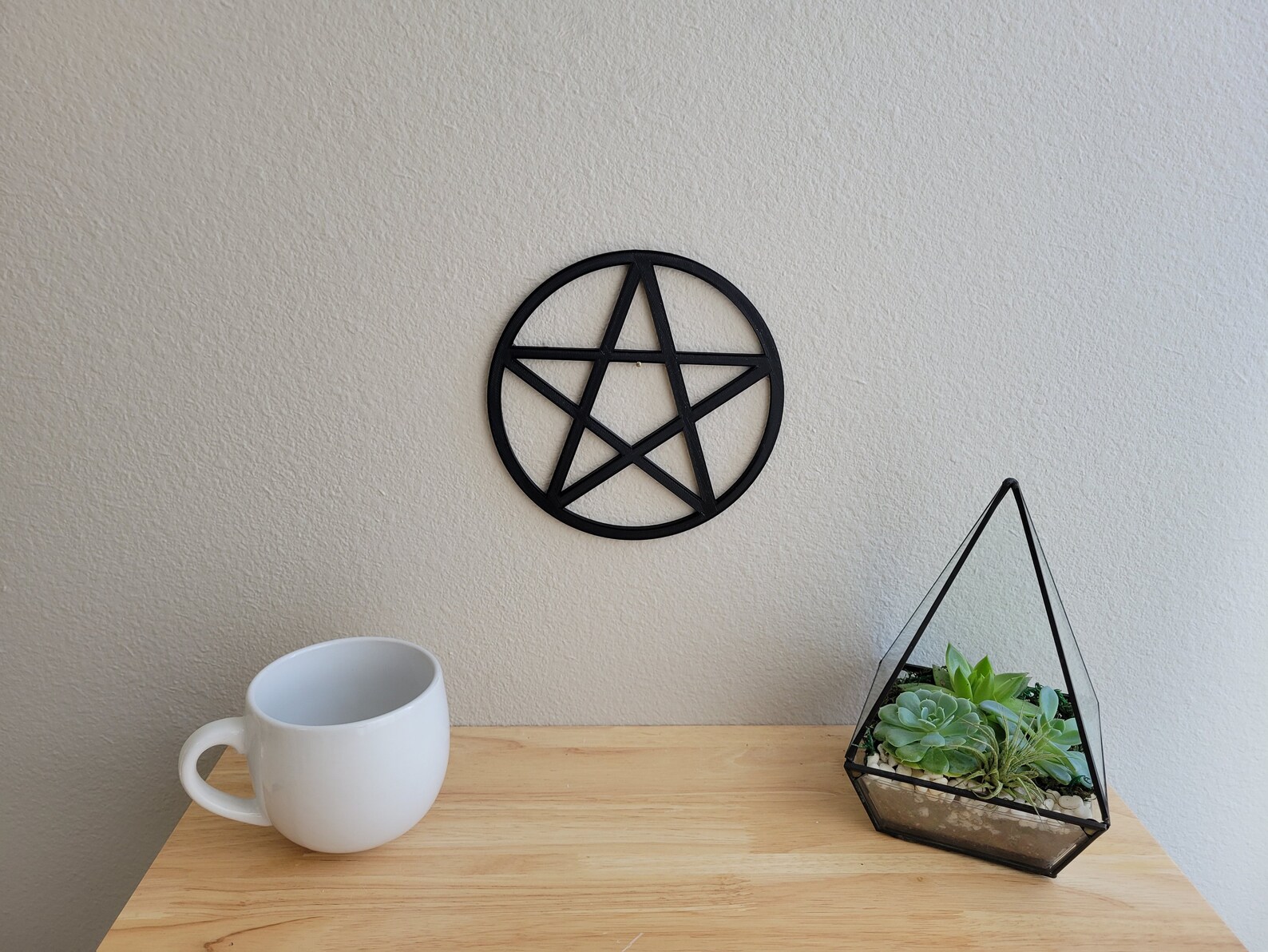 Pentagram | Pentagram Wall Art | Pentagram Decor | Pagan Decor | Wicca ...