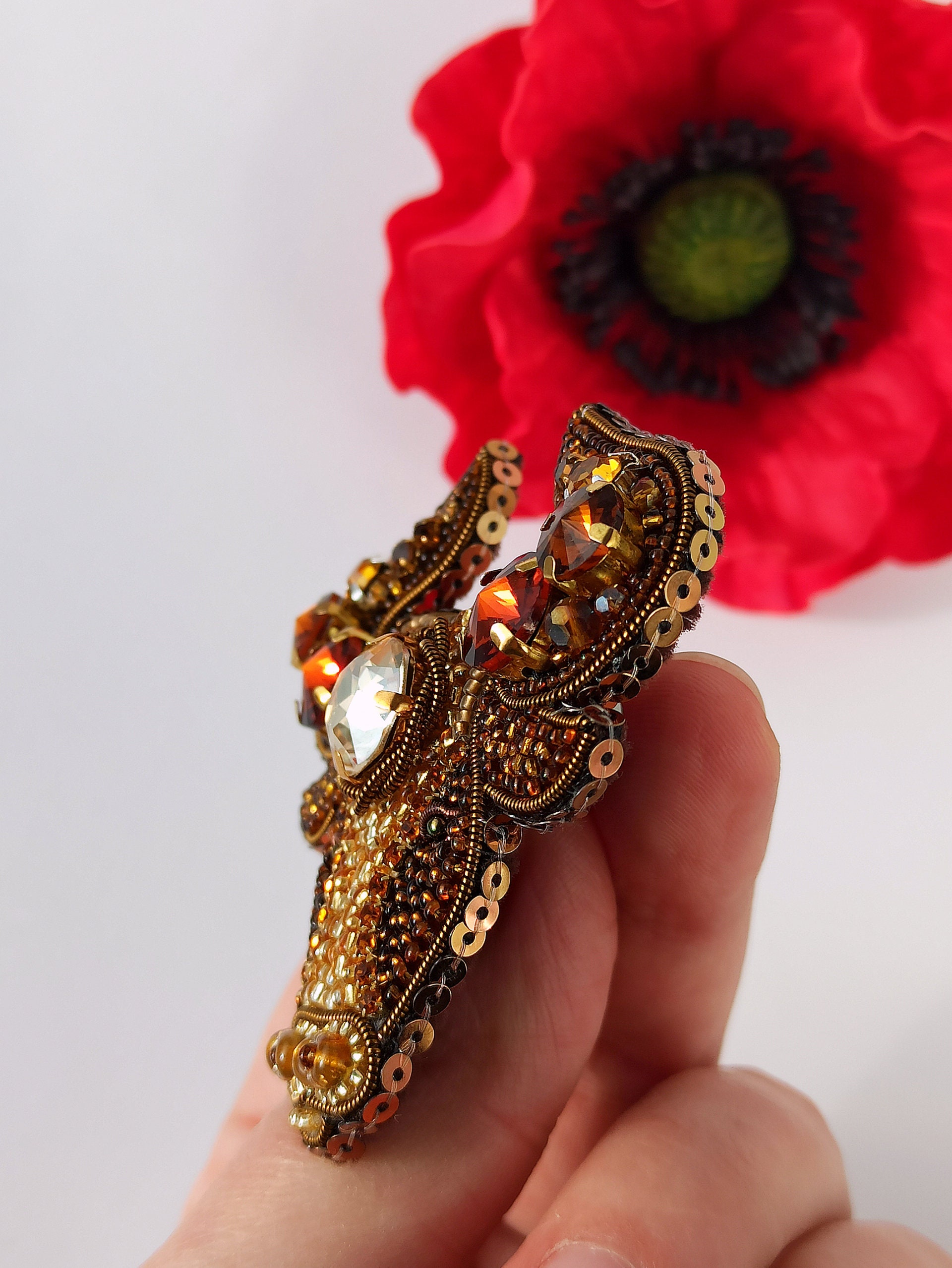 Zodiac Brooch Taurus Zodiac Sign Taurus Embroidered Brooch Gift for ...