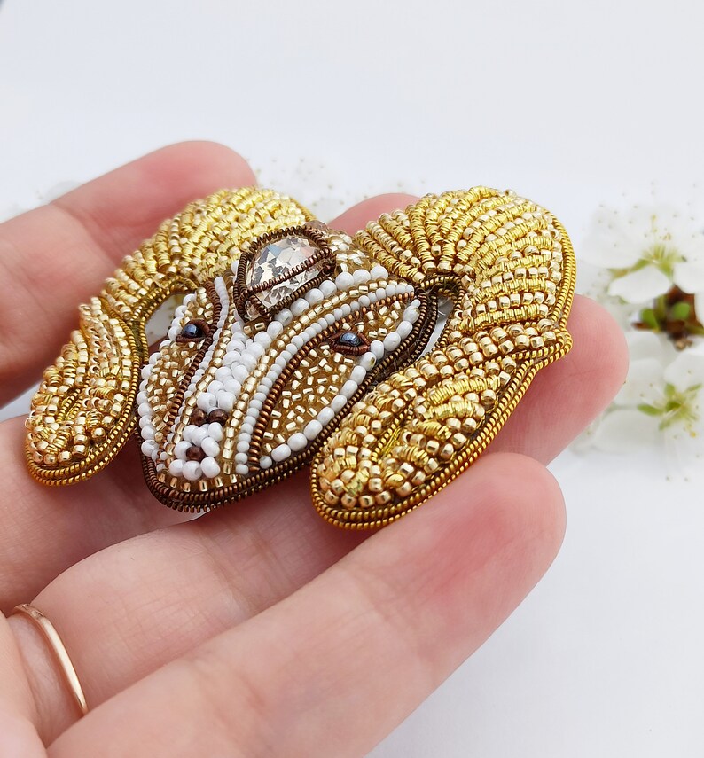 Handmade Embroidered Aries Ram Brooch: Zodiac Jewelry Gift - Etsy