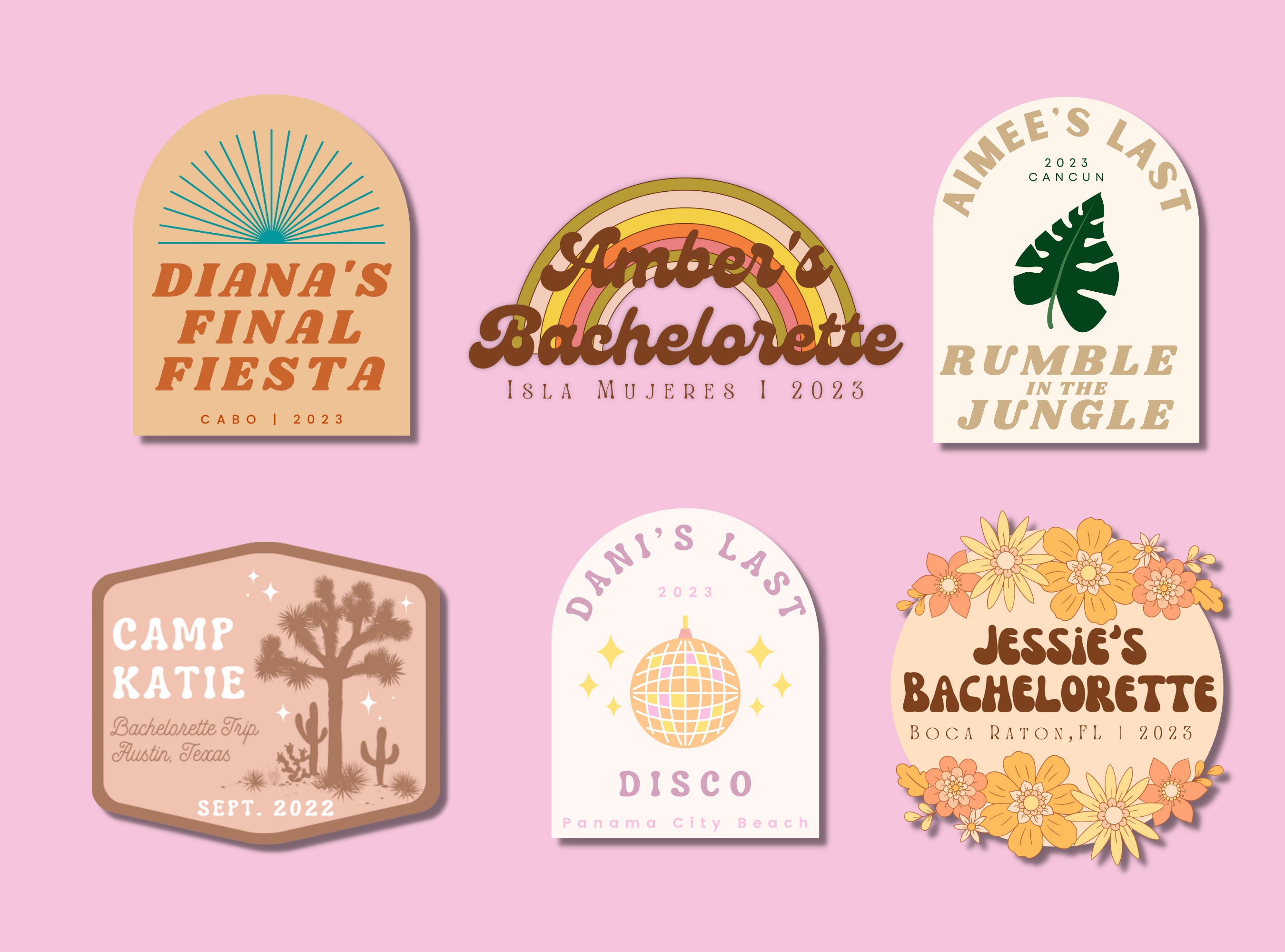 Custom Bachelorette Party Logo // PNG, JPG, SVG // Personalized Bach ...