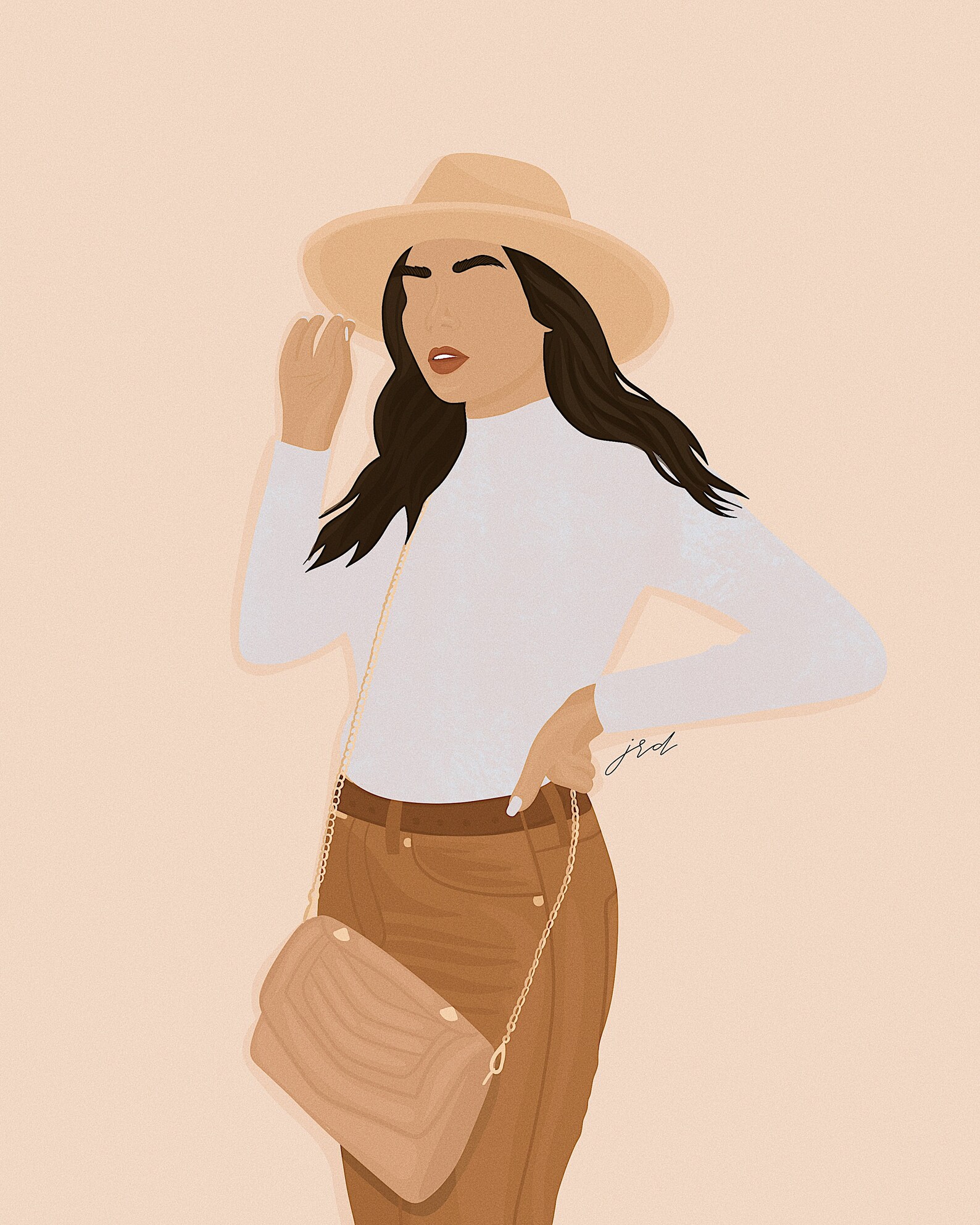 Custom Digital Portrait, Printable Digital Art, Cartoon Portrait ...