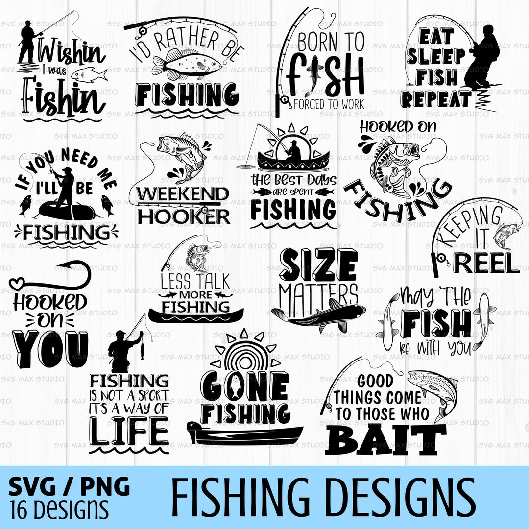 Fishing Svg Bundle, Camping Svg, Summer Svg, Dad Svg, Lake Life Svg ...