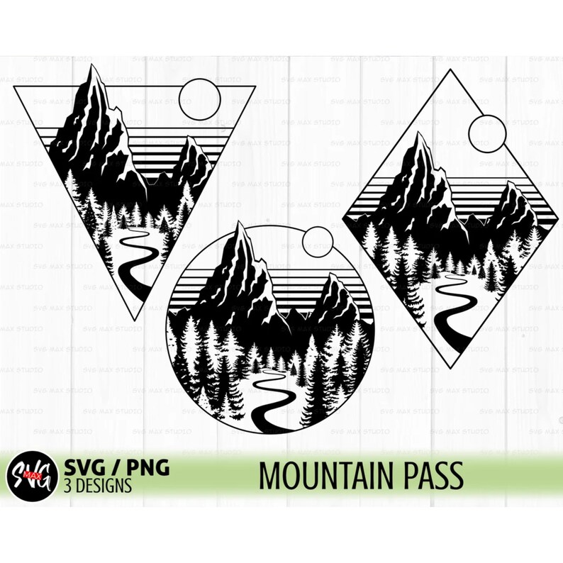 Geometric Mountain Svg, Nature Svg, Camping Svg, Adventure Svg, Outdoor ...