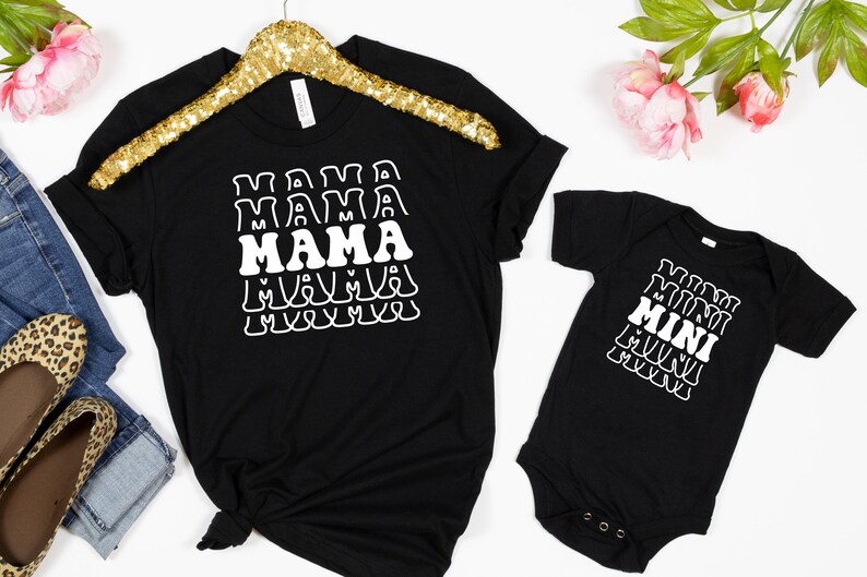 Mama and Mini Svg Png Mother Daughter Svg Mom Shirt Svg - Etsy