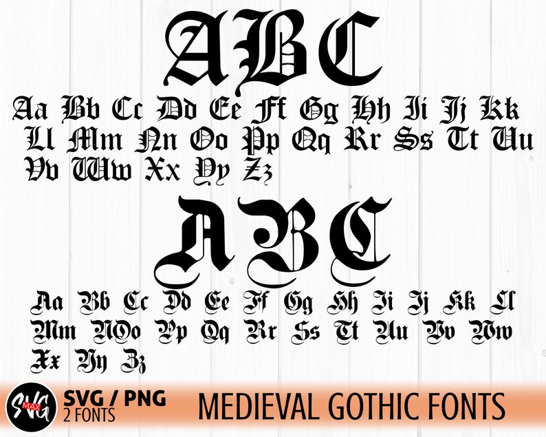 Medieval Knight Font English London Gothic Font Svg Cut | Etsy