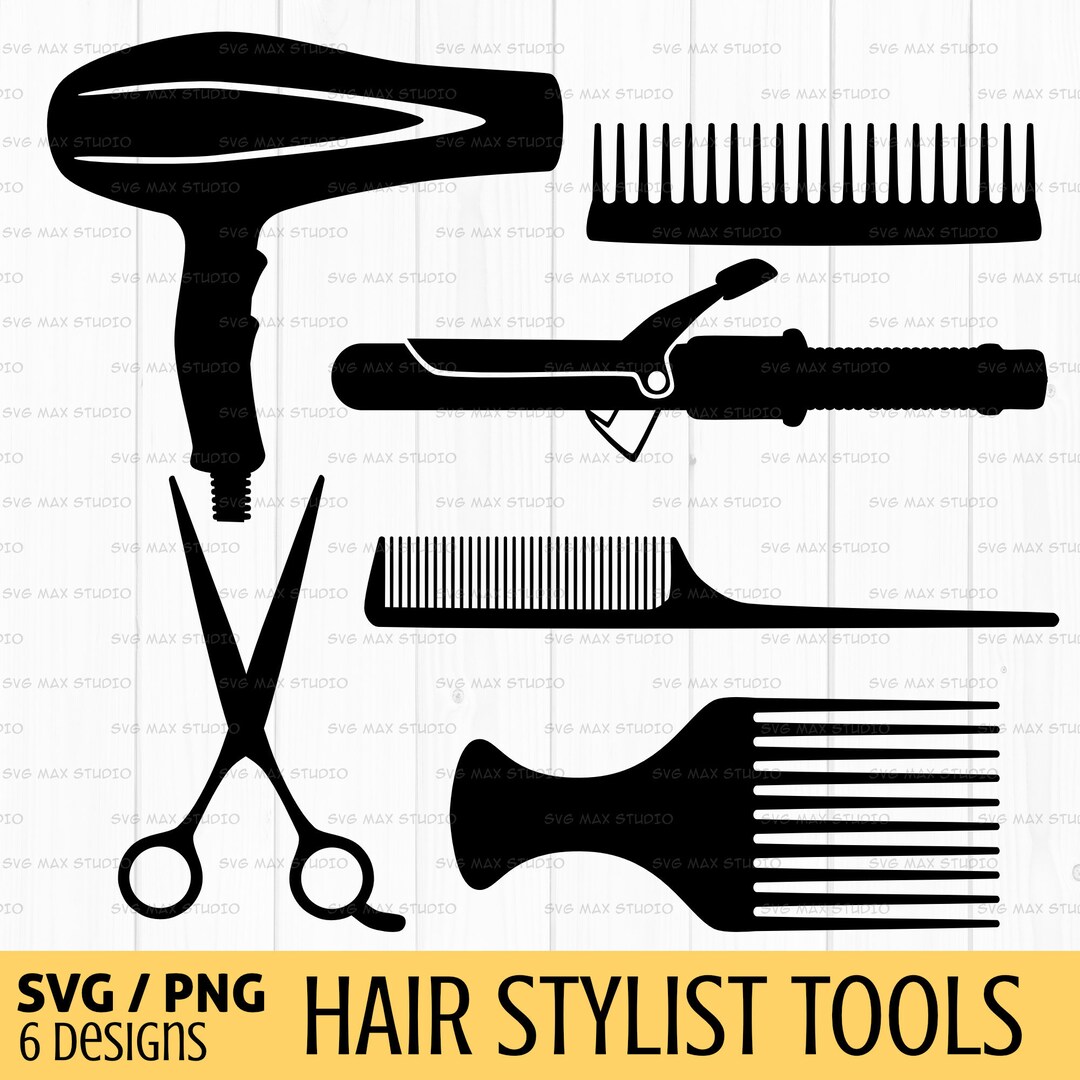 Hair Stylist Svg, Salon Svg, Hair Dressing Svg Bundle, Cut File for ...
