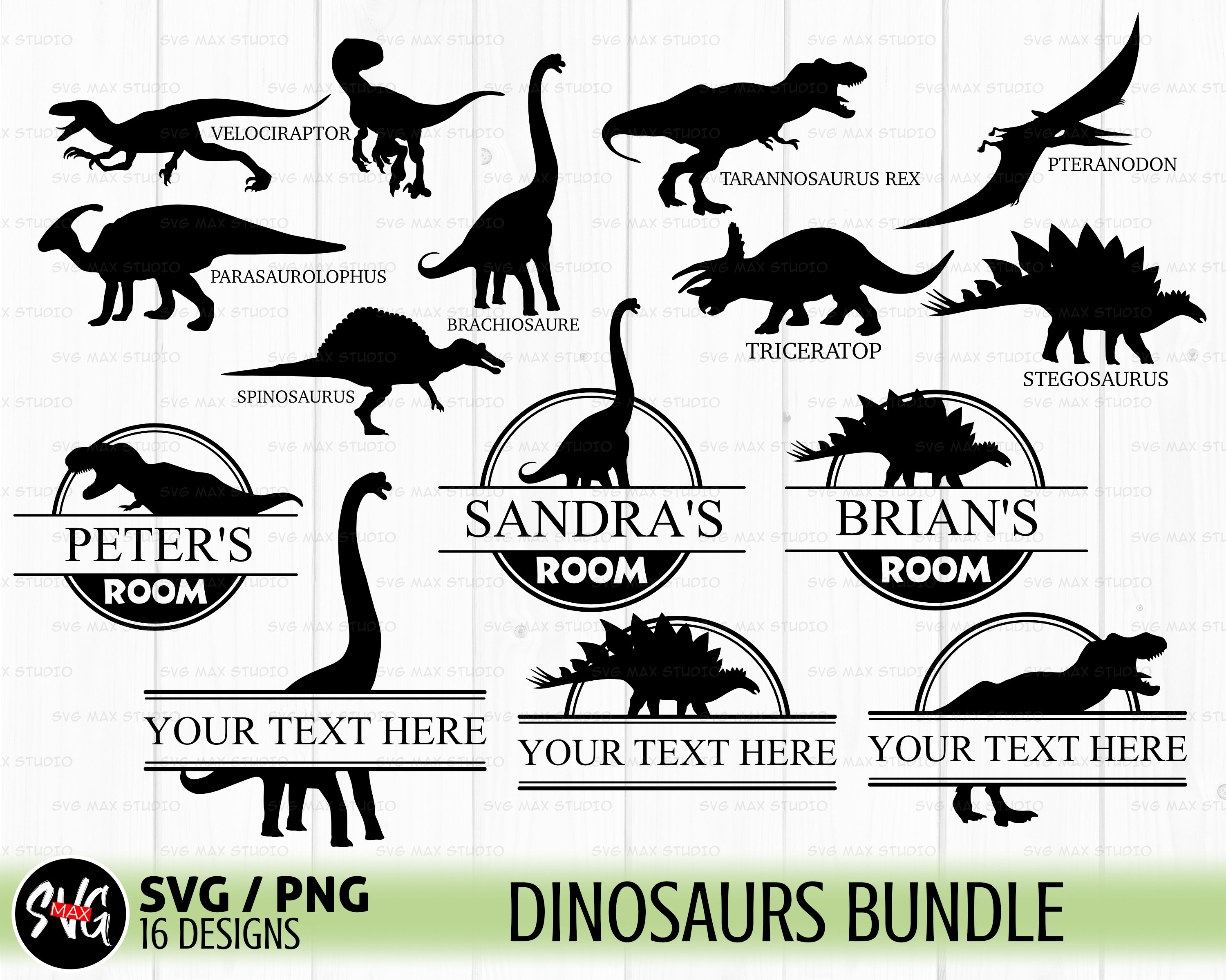Dinosaur Svg Bundle Png Dinosaur Monogram Svg T-rex Svg - Etsy Canada