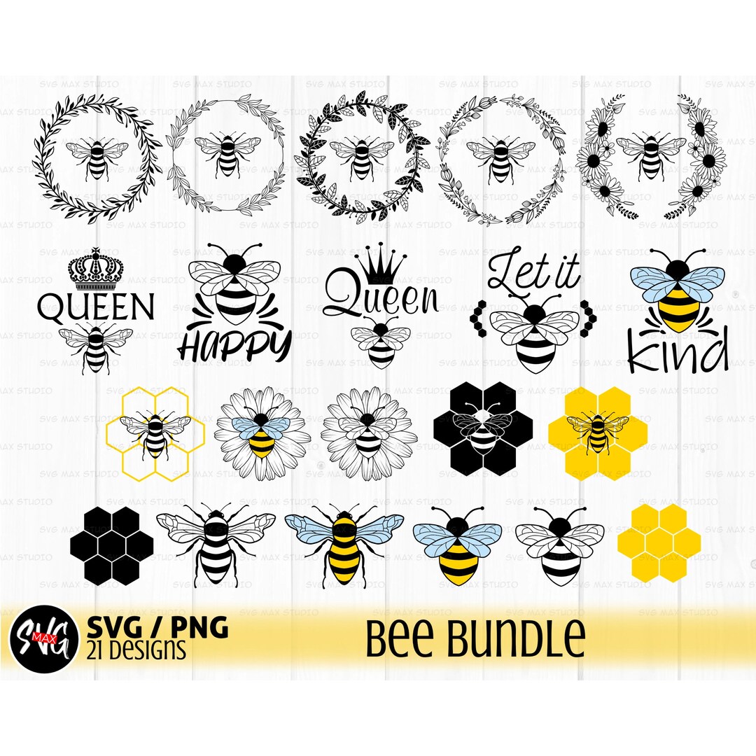 Honey Bee Svg, Honeycomb Svg, Honey Svg, Bee Hive Svg, Bee Clip Art ...