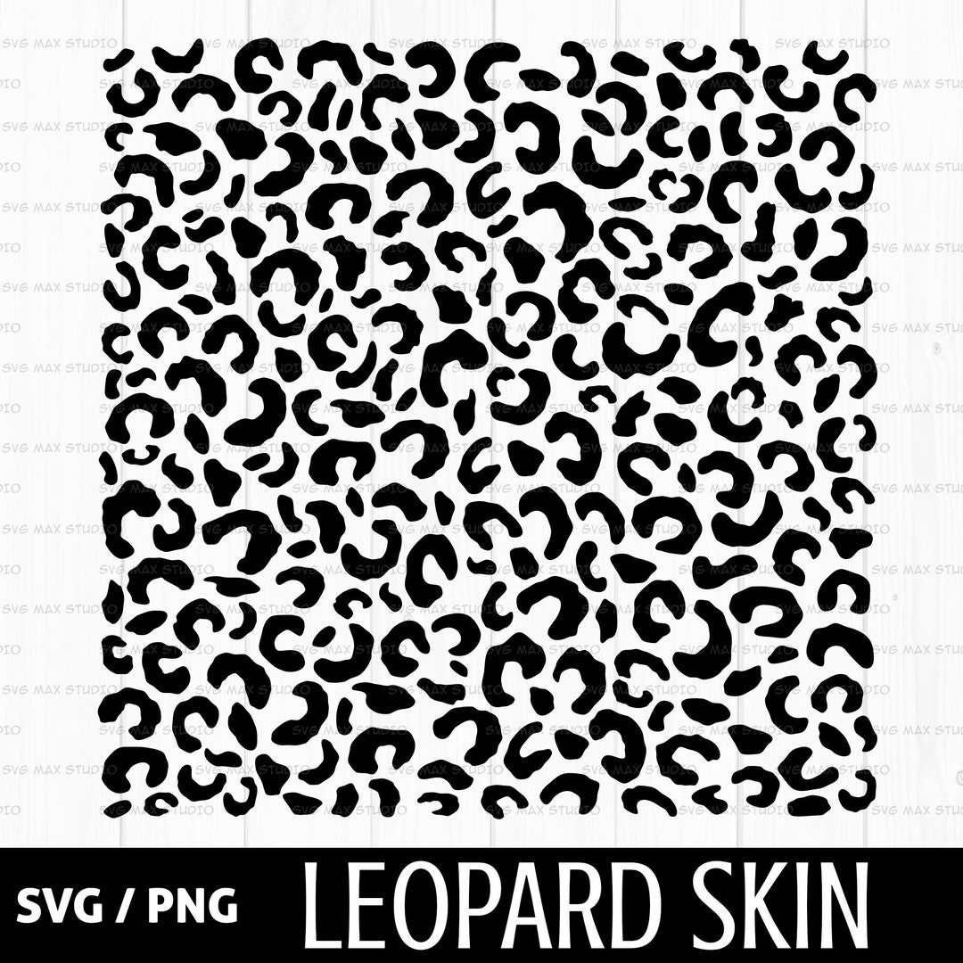Leopard Print Pattern Svg, Png, Leopard Spots, Animal Print Svg ...