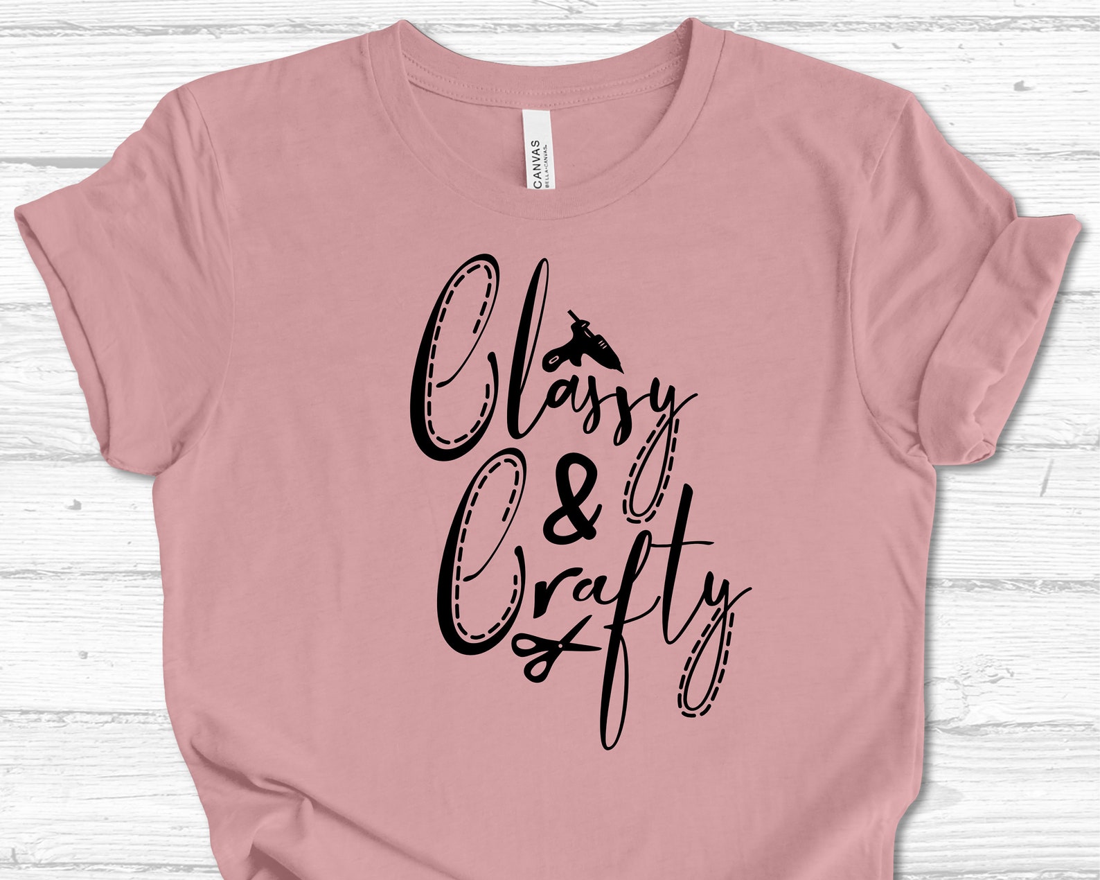 Classy and Crafty Svg, Png, Crafting Svg, Funny Crafting Shirt Svg ...