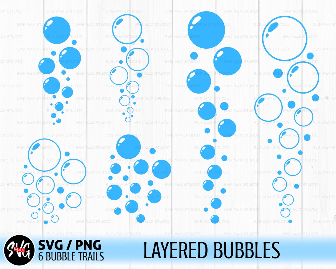 Bubbles Svg Bubble Bath Svg Circle Svg Background Svg - Etsy Canada