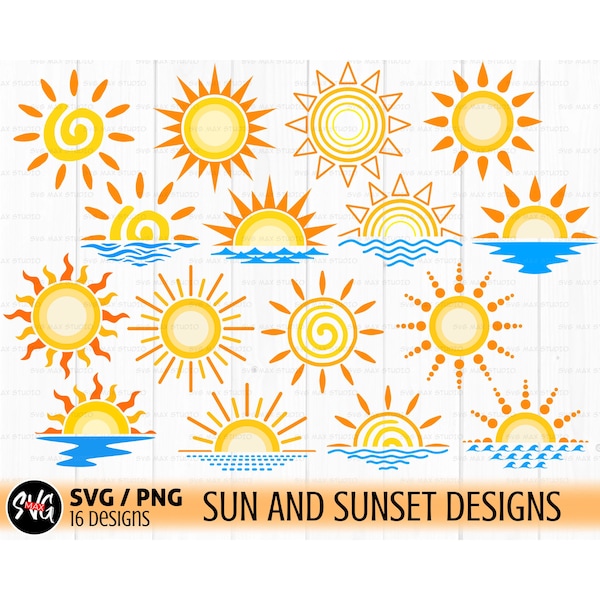 Sun Svg - Etsy