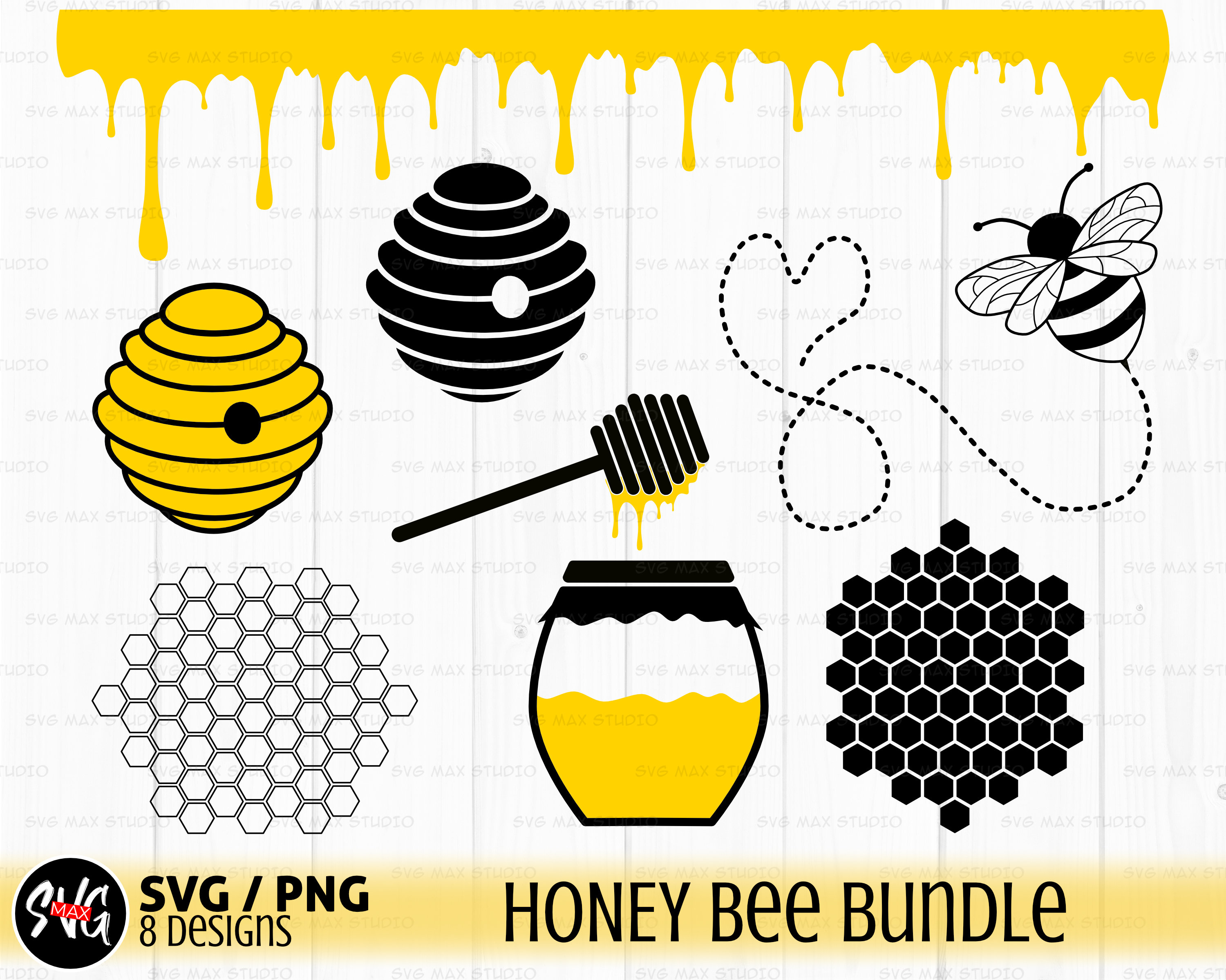Honey Bee Svg Honeycomb Svg Honey Svg Bee Hive Svg Bee - Etsy Canada