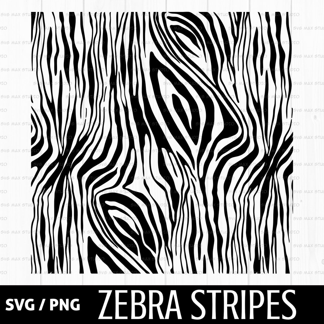 Zebra Stripes Print Pattern Svg, Png, Animal Print Svg, Zebra Svg ...