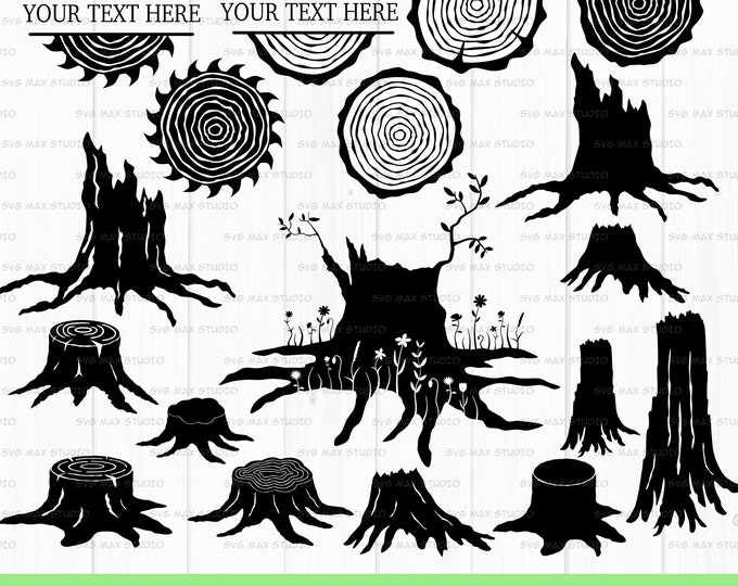 Wood Log Outline SVG Cut File | Wood Svg | Tree Log Svg | Tree Rings ...