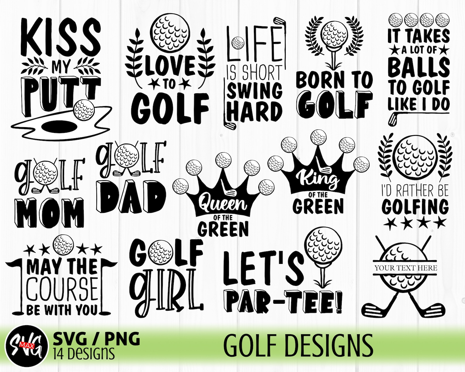 Golf Svg Bundle Golfer Svg Fathers Day Svg Golf Monogram - Etsy