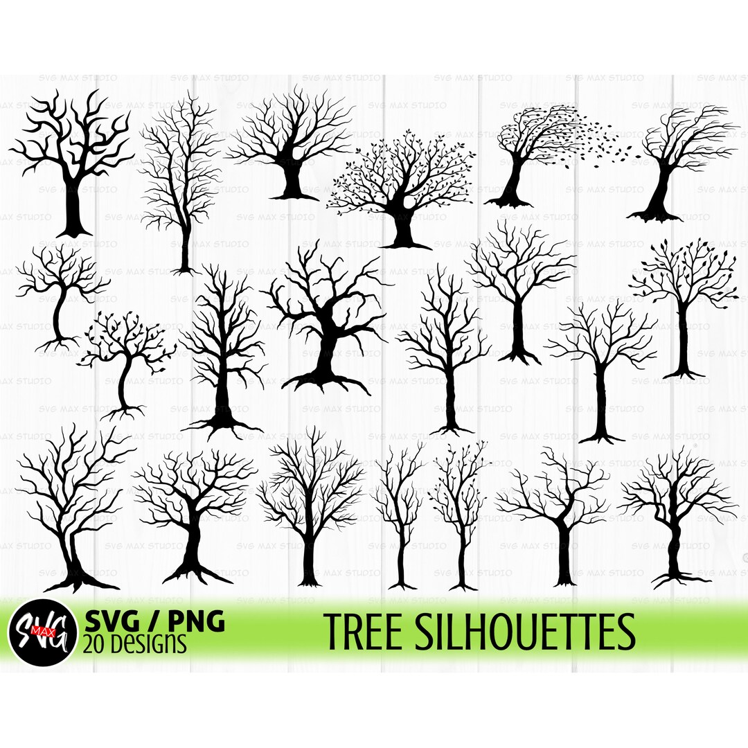 Tree Svg Bundle, Woodland Svg, Png, Forest Svg Bundle, Camping Svg ...