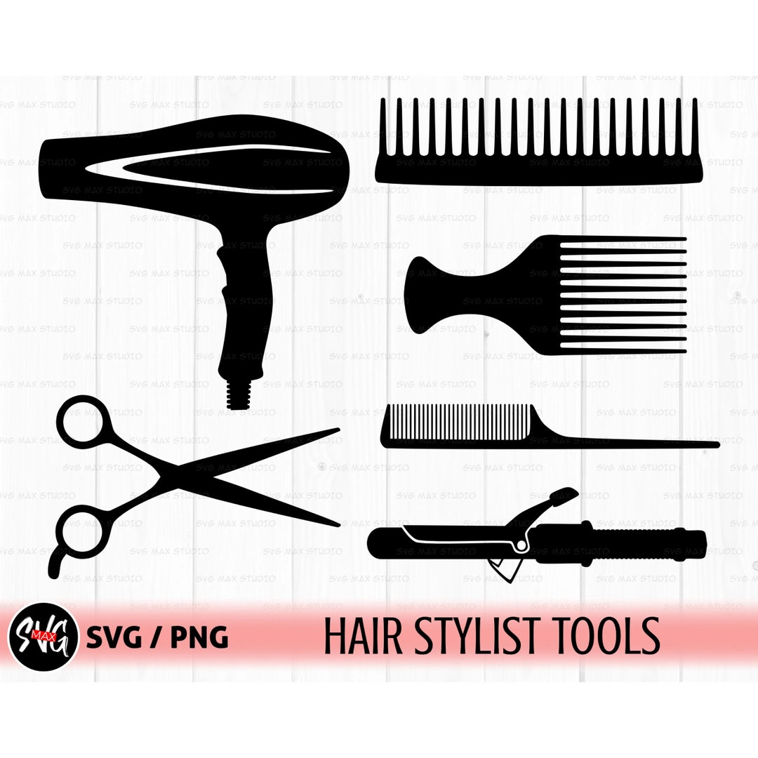 Hair Stylist Svg, Salon Svg, Hair Dressing Svg Bundle, Cut File for ...