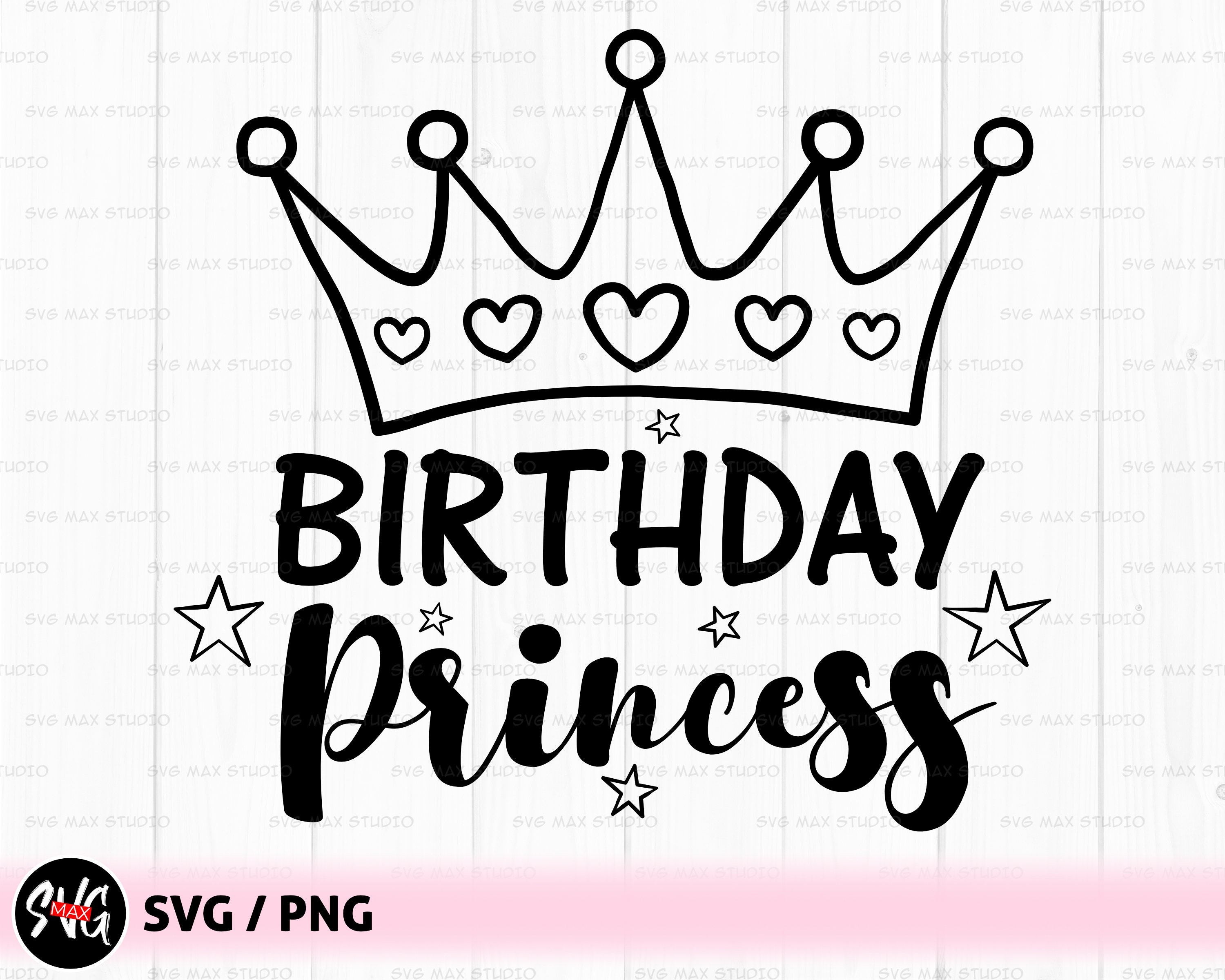 Birthday Princess Svg Birthday Queen Svg Birthday Girl Svg - Etsy