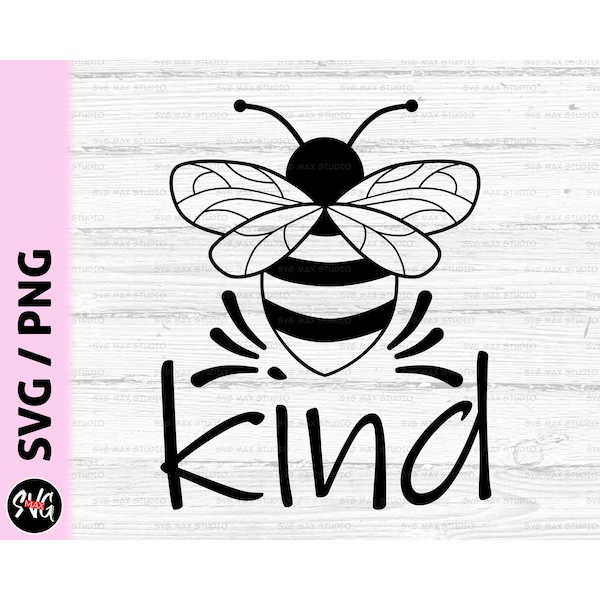Bee Kind Svg - Etsy