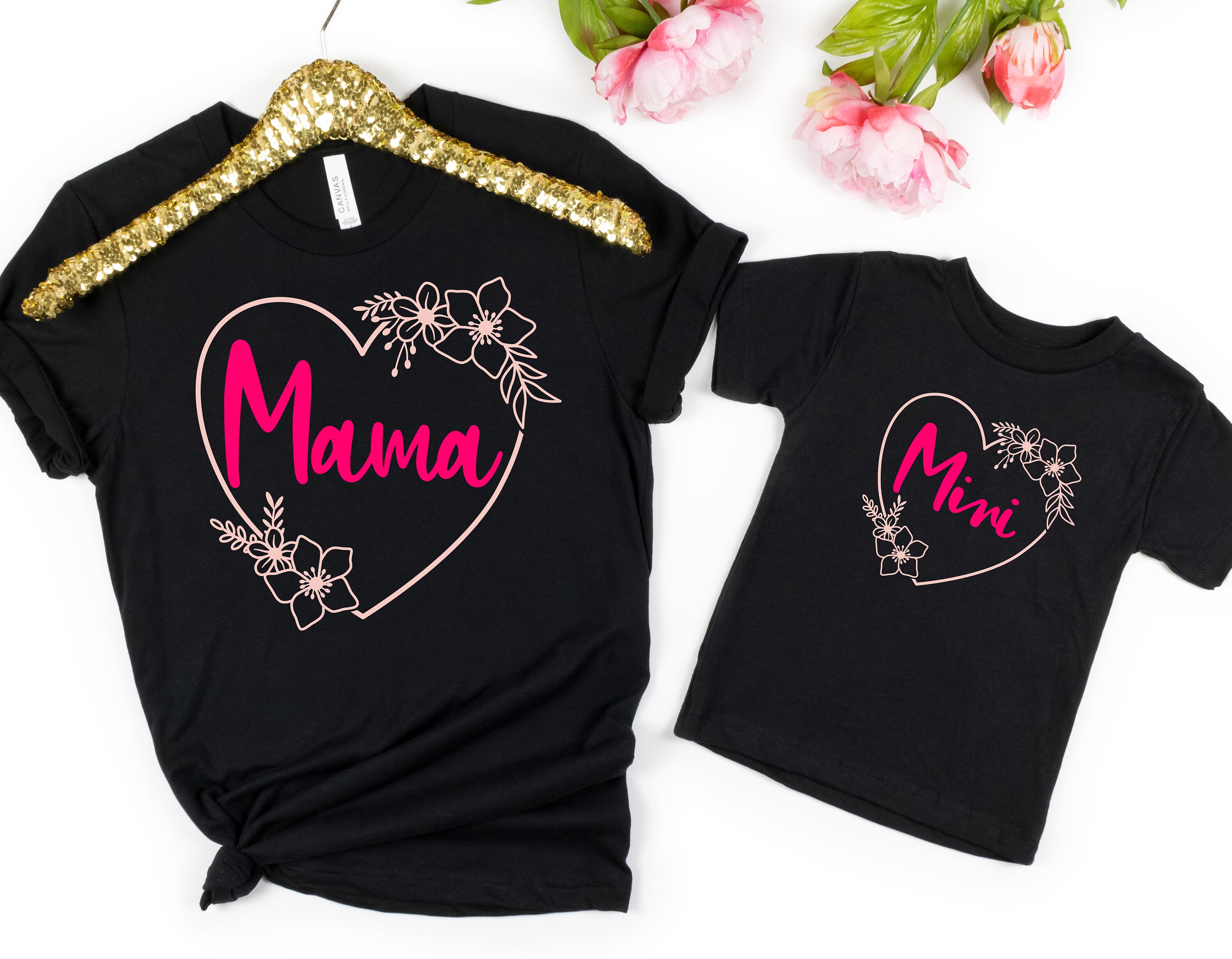 Mama and Mini Svg Png Mother Daughter Svg Mom Shirt Svg - Etsy