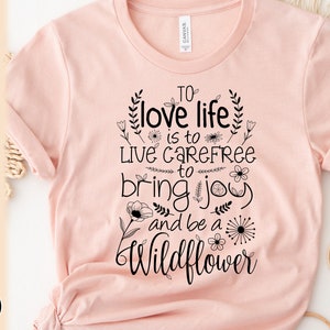 To Love Life Svg, Mental Health Svg, Joy Svg, Boho Svg, Positive Quote ...