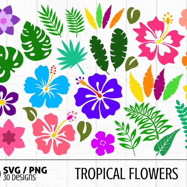 Tropical Flower Art - Etsy