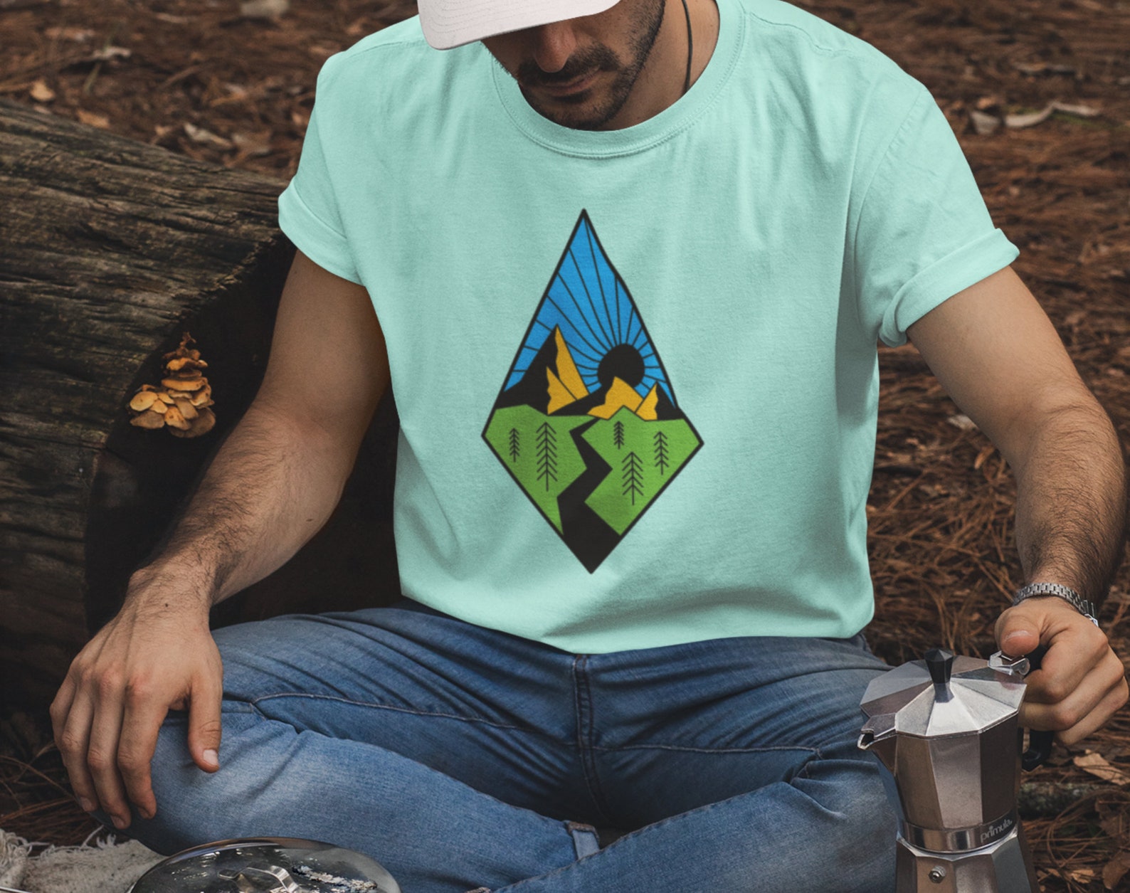 Geometric Mountain Svg Bundle, Mountains Svg, Mountain Scene Svg ...