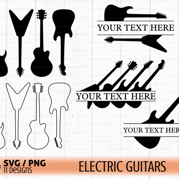 Guitar Clipart - Etsy