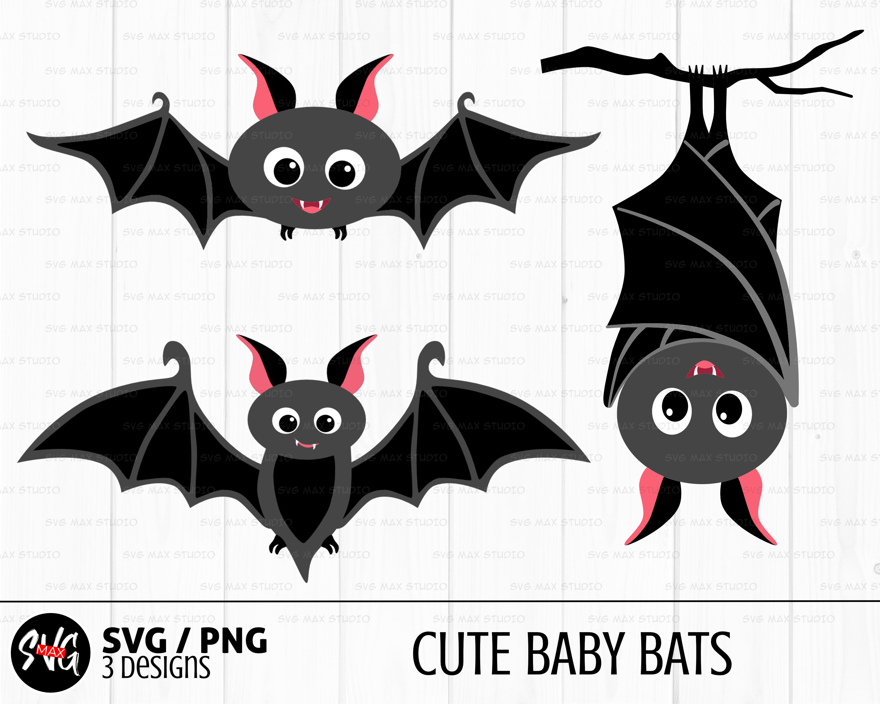 Baby Bat Svg Bundle Vampire Svg Halloween Svg Spooky Svg | Etsy