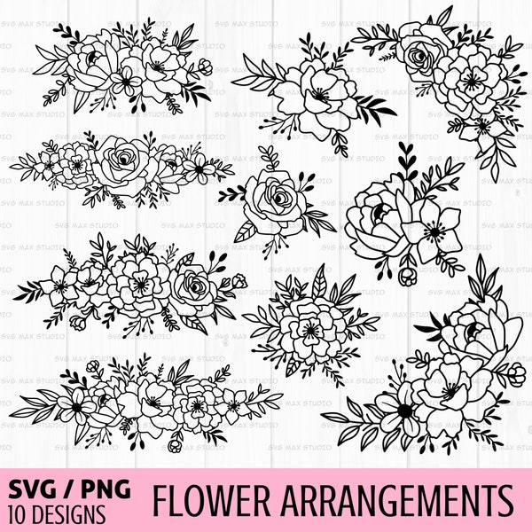 Floral Svg - Etsy