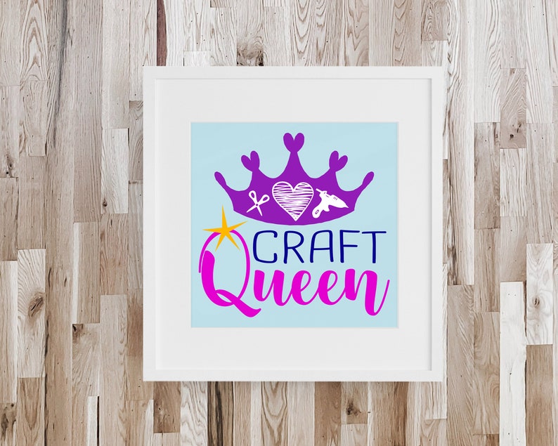 Craft Queen Svg Png Crafting Svg Funny Crafting Shirt Svg - Etsy