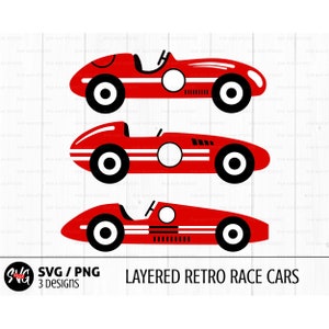 Retro Race Car Svg Bundle, Drag Racing Svg, Vintage Race Car Svg ...