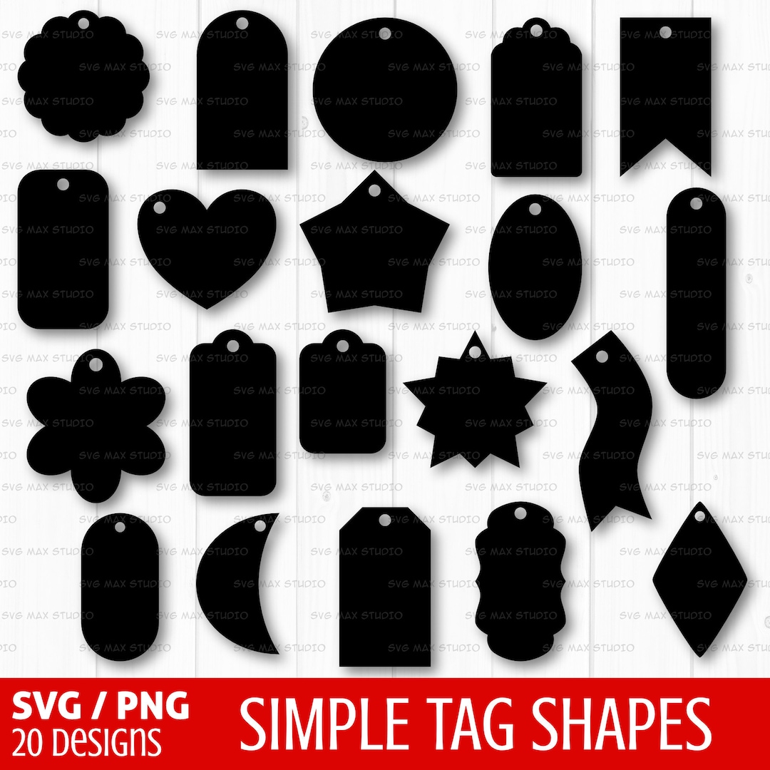 Tag Svg Bundle, Gift Tag Svg, Label Svg, Price Tag Svg, Tag Cut File ...