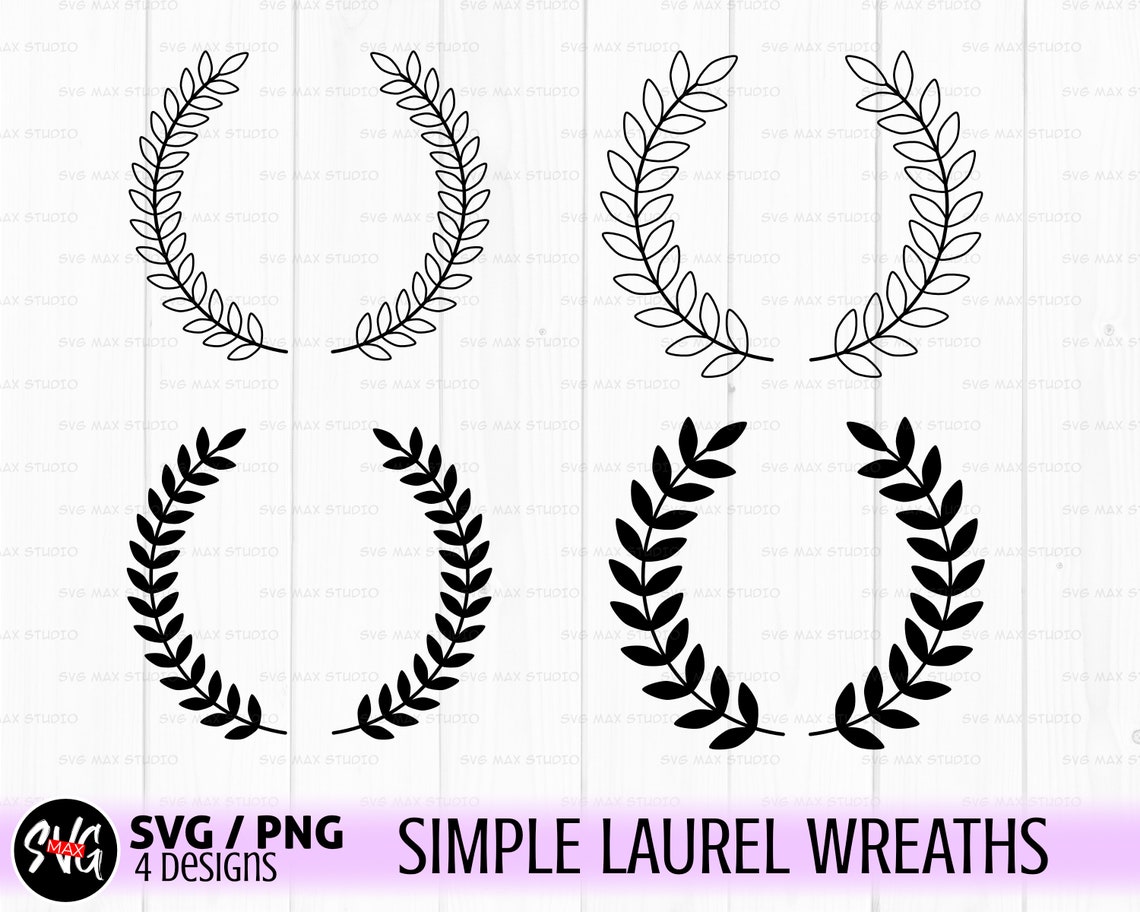 Wreath Svg Bundle Circle Border Svg Floral Wreath Svg - Etsy