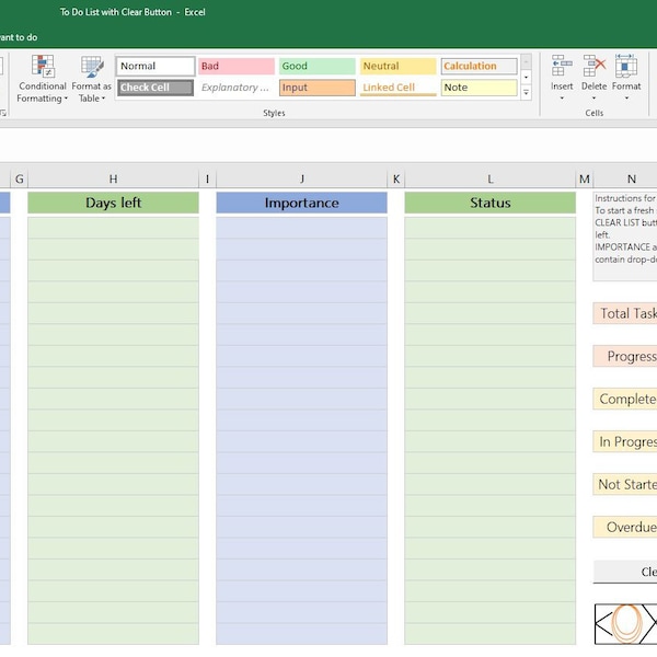 Multiple to Do List Template - Etsy UK