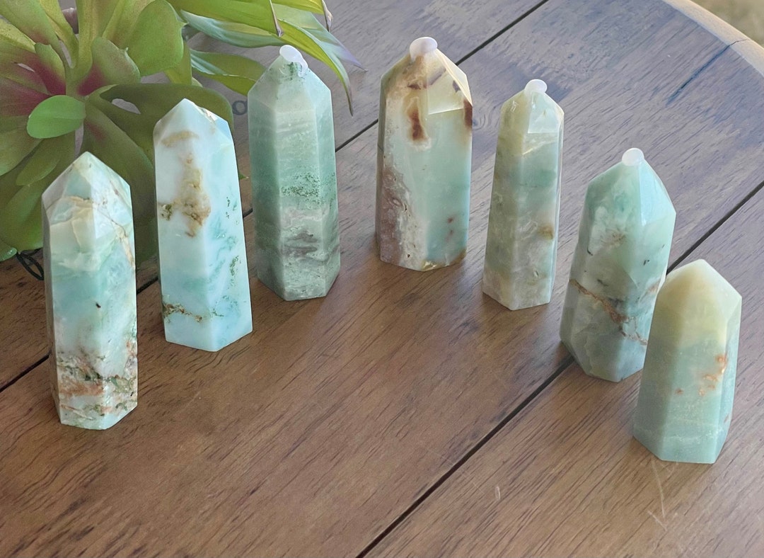 Caribbean Calcite Points - Blue Caribbean Calcite Points - Calcite ...