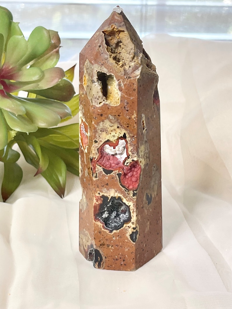 Red Fox Agate Tower Red Crater Agate Volcanic Red Blood - Etsy