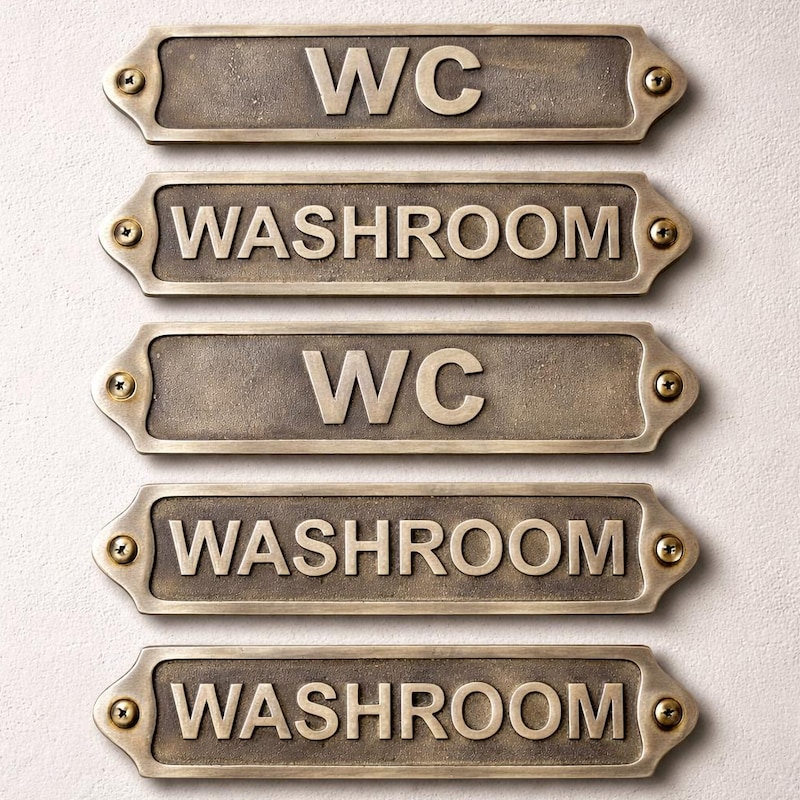 Washroom Sign - Etsy