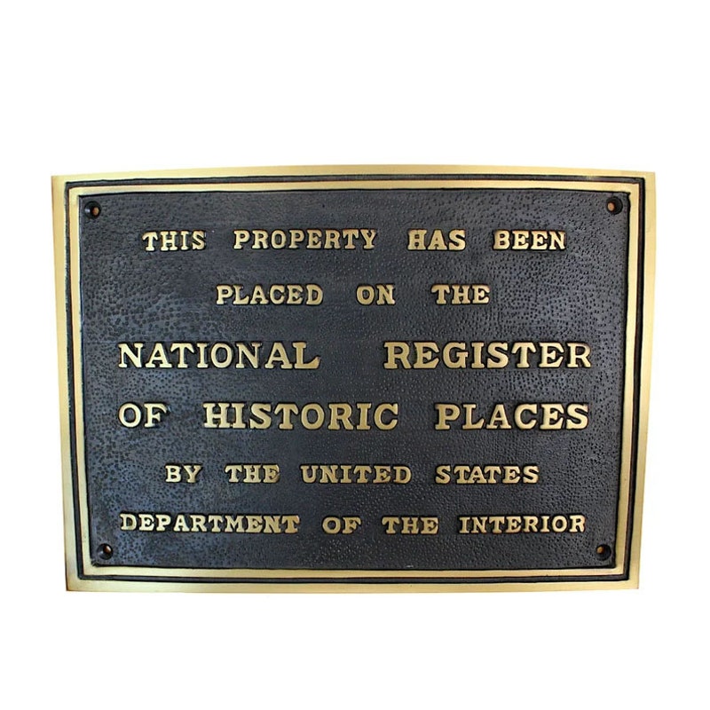 Historic Home Plaque - Etsy