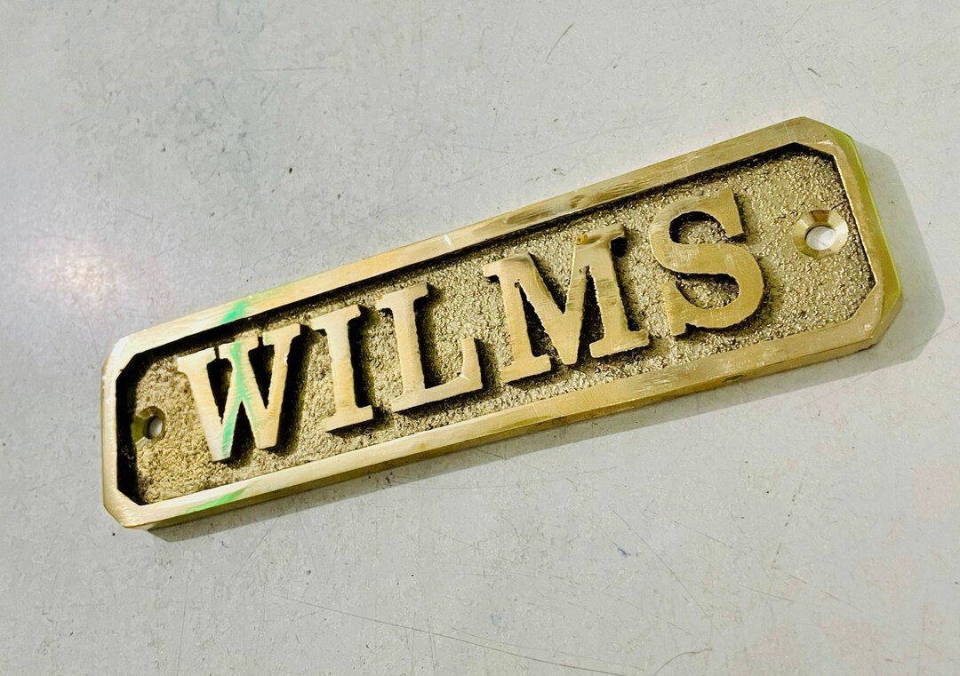 Customized Signs Brass Plaques Est Plaques - Etsy