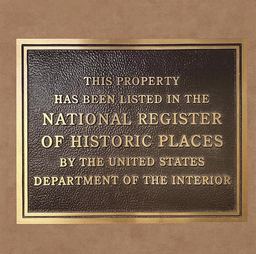 Custom Historic Property Plaque - Solid Brass National Register Style ...