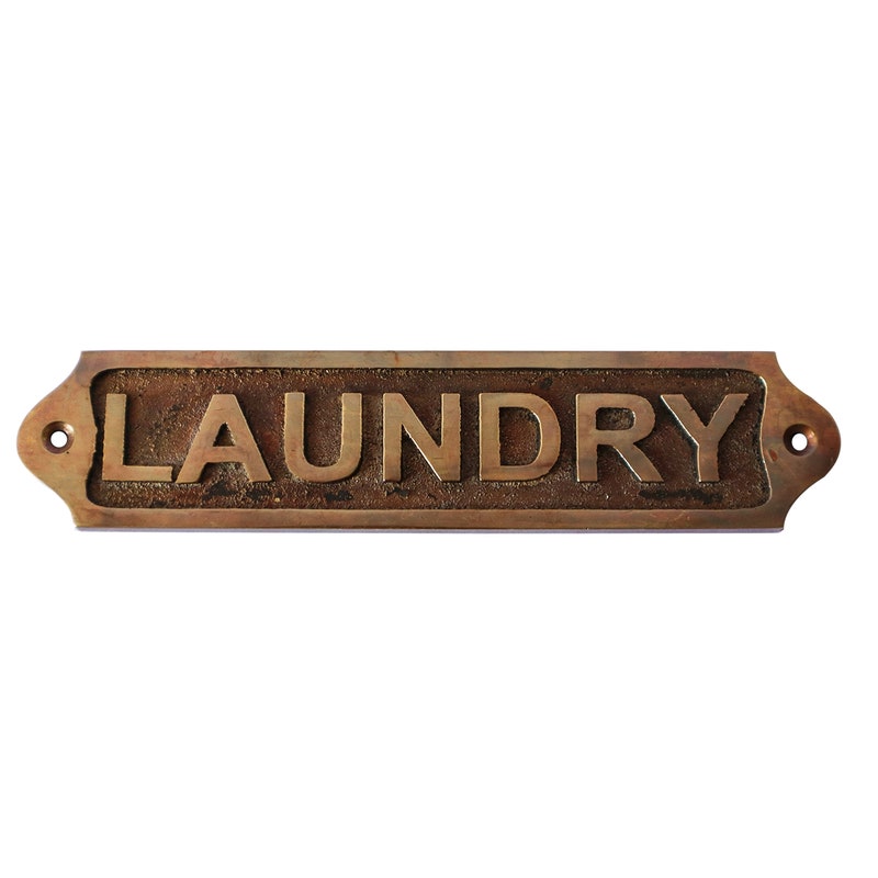 Vintage Laundry Sign - Etsy