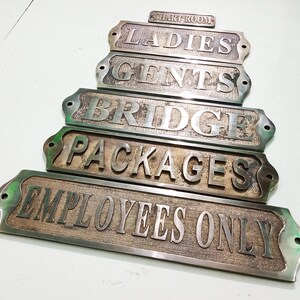 Vintage style Custom door signs & plaques Custom size | Etsy