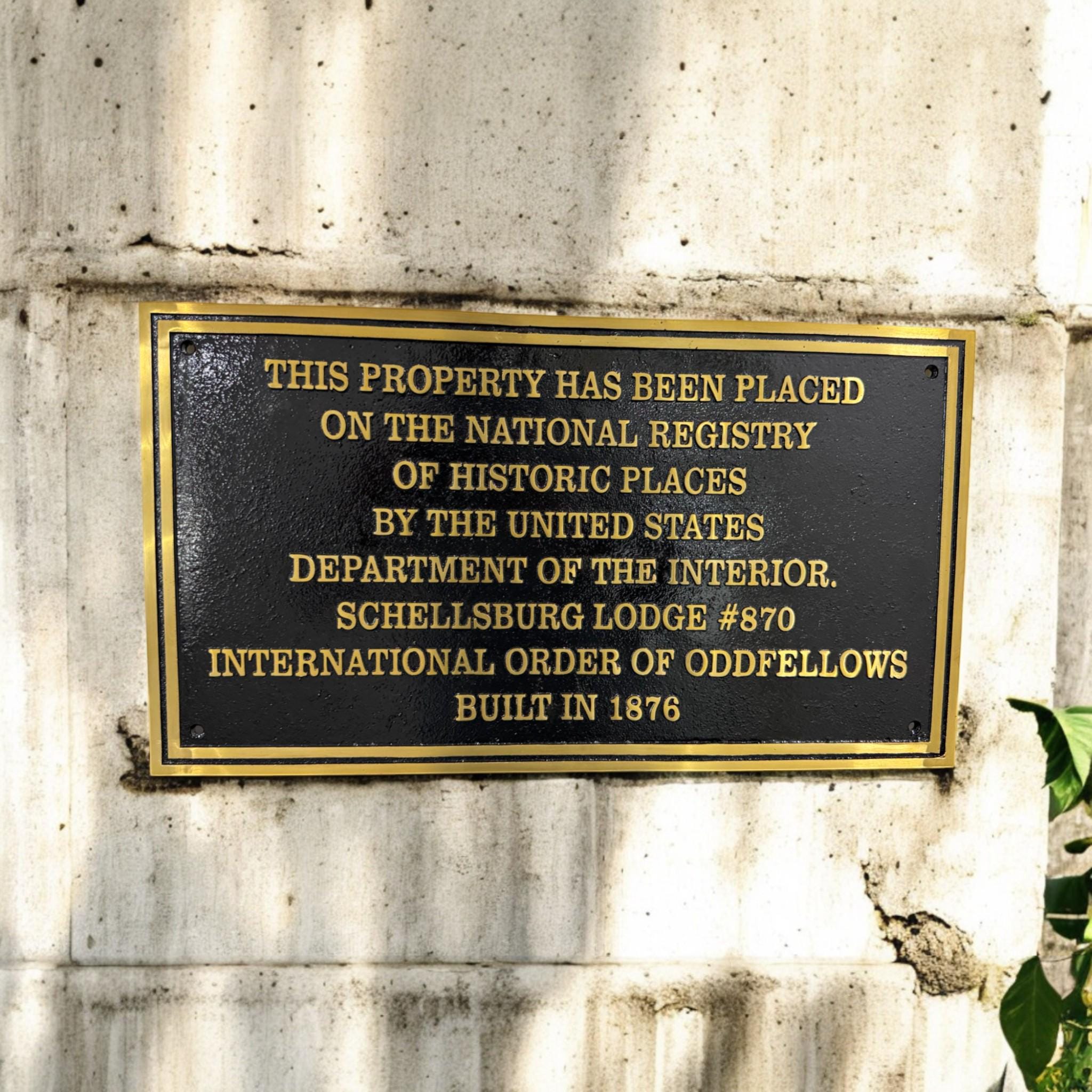 National Register Historic Homes Plaque | Cast Brass Building Marker ...
