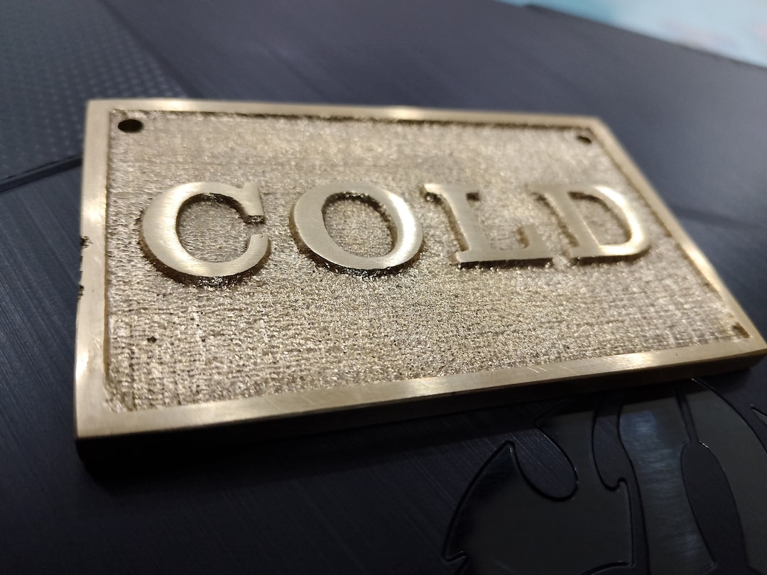 Personalized Brass Sign Brass Plaque Outdoor Signage Wall-mounted Brass ...
