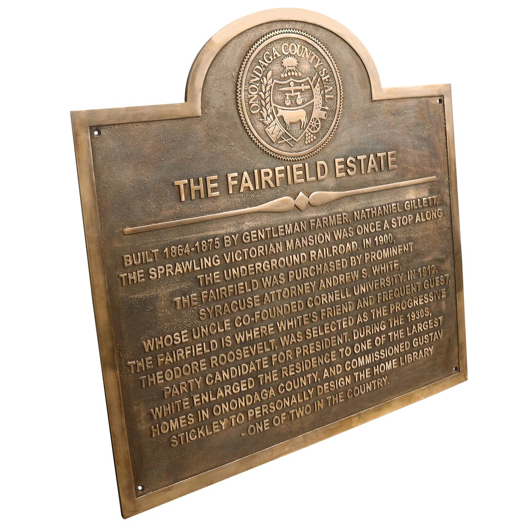 Family Crest Plaque Bronze Sign Personalized Signage Commemorative ...